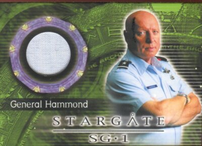 Stargate SG-1 Season Six General Hammond Costume Card C20 | eBay
