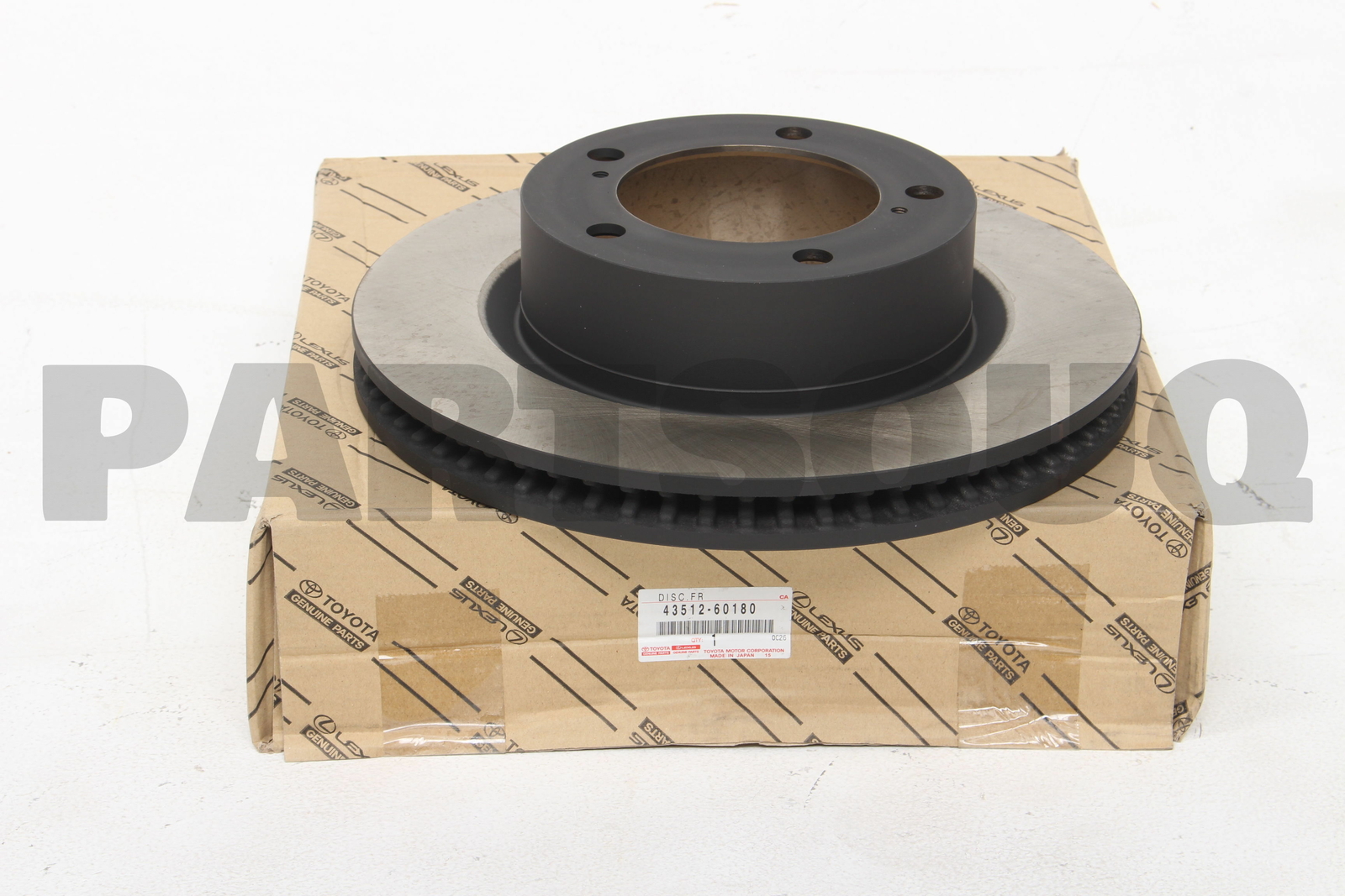 4351260180 Genuine Toyota DISC, FRONT 43512-60180 | eBay