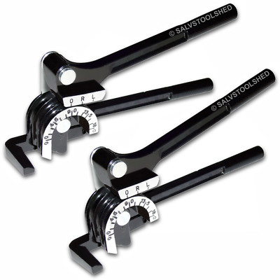 2× Mini Tube Benders 3 sizes in 1 Pipe Bender Curving Pliers Brake Fuel ...