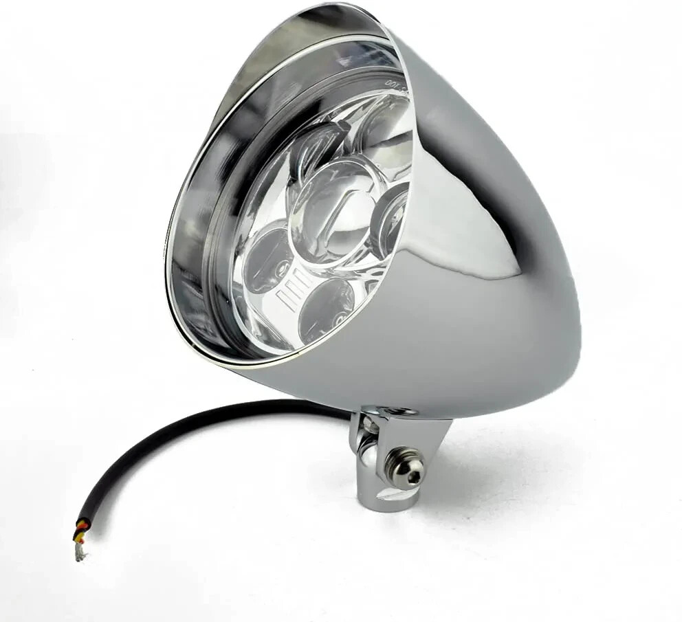 5.75" Chrome LED daymaker bullet headlight Harley Sportster dyna ...