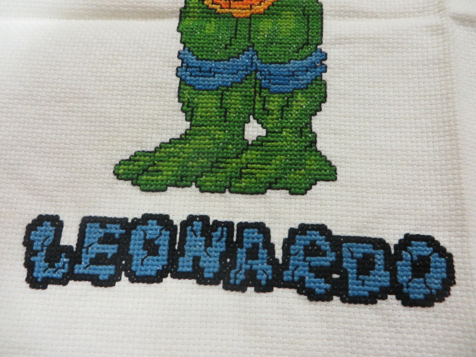 Completed TEENAGE MUTANT NINJA TURTLES Counted Cross Stitch Finished ...