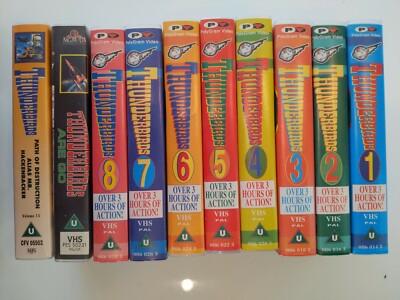 Thunderbirds VHS Gerry Anderson Bumper Value Pack 1-8, Movie, vol 15 | eBay