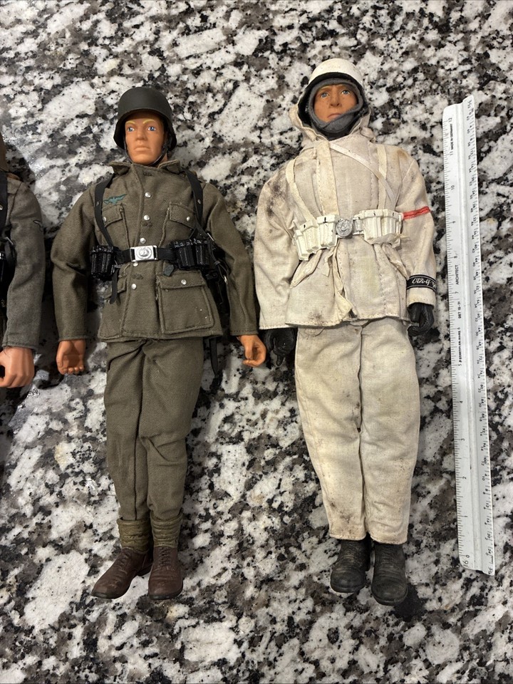 GI Joe Green Khaki Articulated Joint Action Figure Lot Of 4 Collectible ...