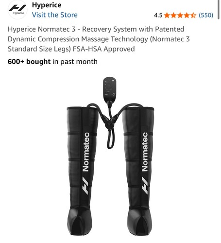 Hyperice Normatec 3 - Recovery System with Patented Dynamic Compression Massage | eBay