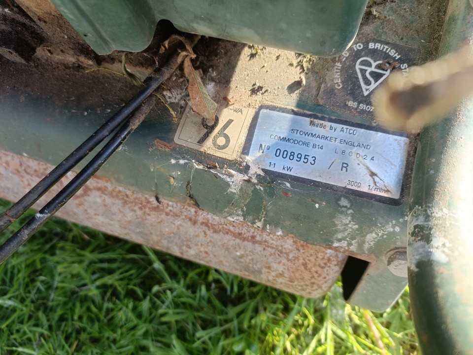 Atco Commodore B14 Cylinder Lawn Mower With Grass Box | eBay UK