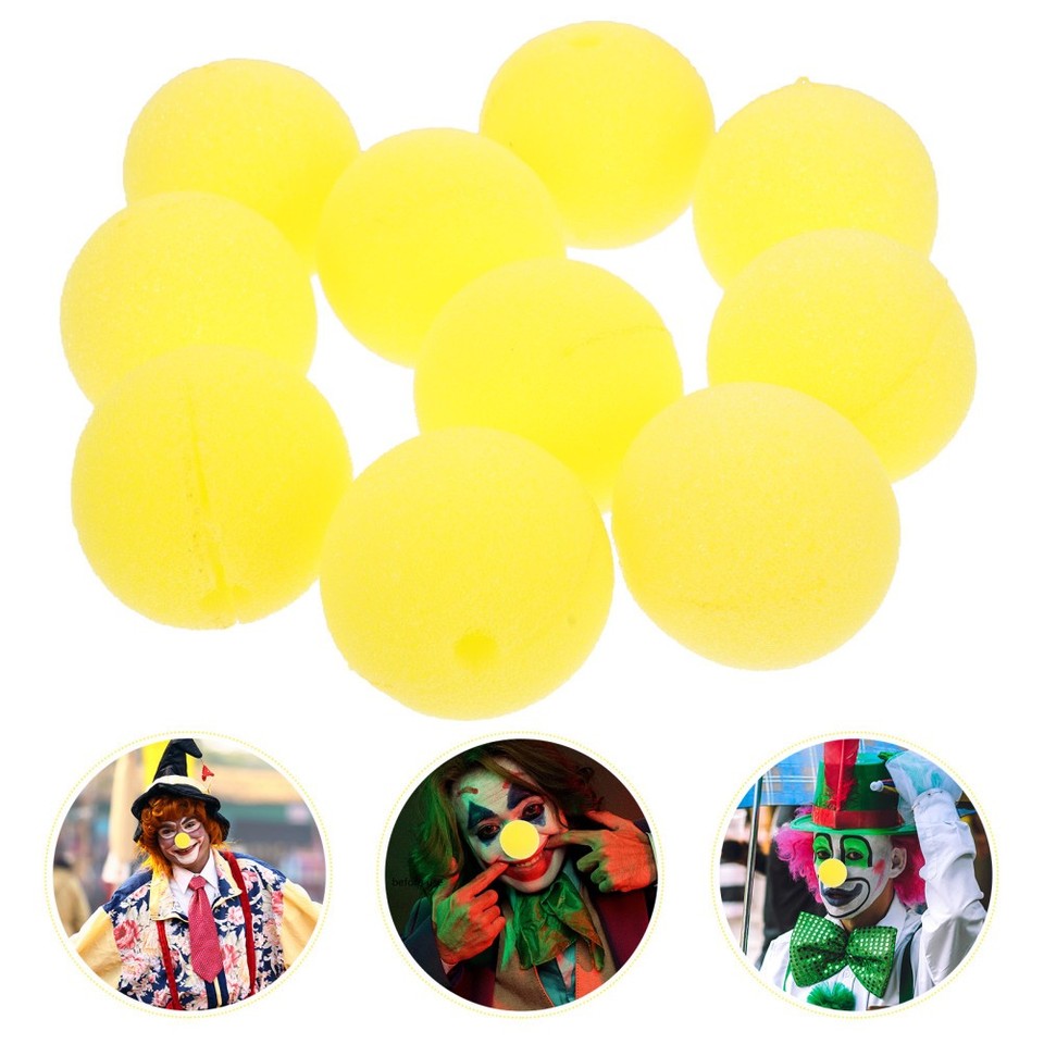 20 Pcs Sponge Nose Clown Adults Circus Party Decorations Cosplay | eBay UK