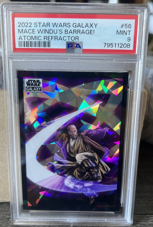 2022 Topps Chrome Star Wars Galaxy Mace Windus Barrage PSA 9 ...