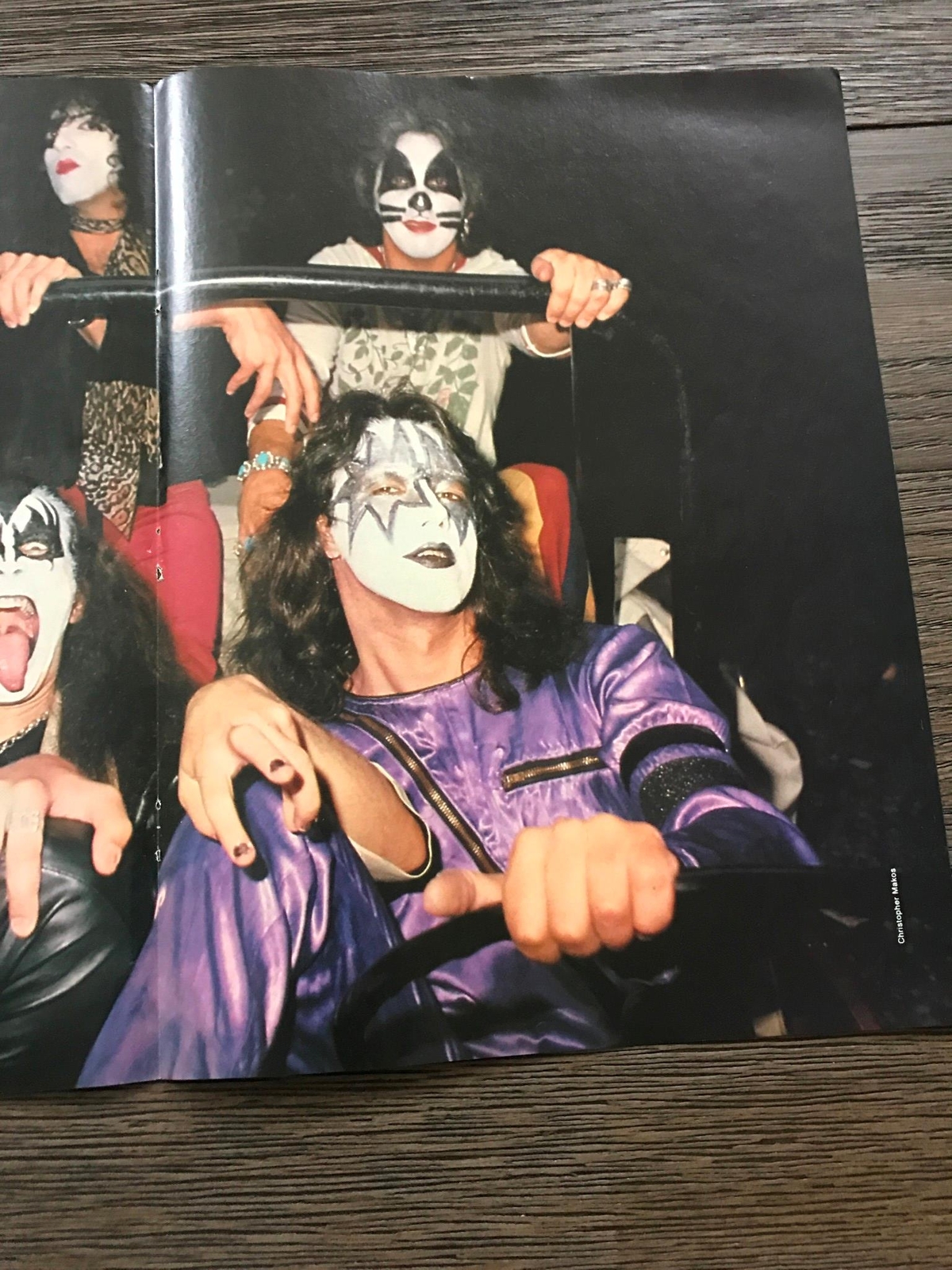 1979 VINTAGE 2 PAGE MAGAZINE CENTERFOLD POSTER CLIPPING KISS GENE ...