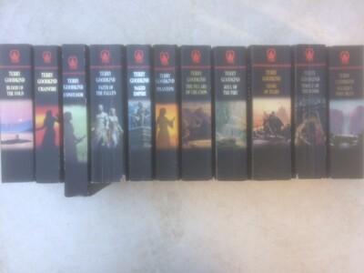 Terry Goodkind Sword of Truth Series 1-11 set Pillar Chainfire ...