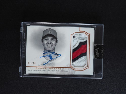 2020 Topps Dynasty Shohei Ohtani AUTO Autograph Jersey Patch Relic #01/ ...