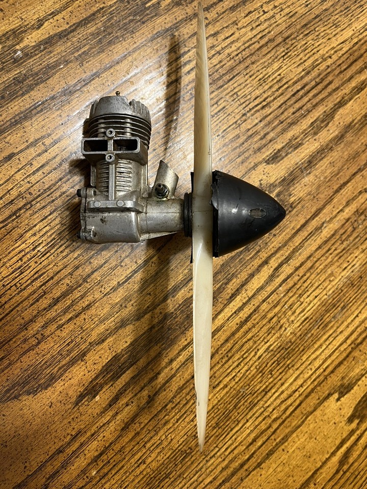 Vintage Fox RC Airplane Engine With Propeller Turns Over Well | eBay