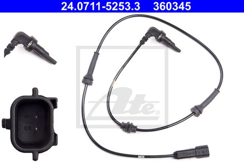 New Sensor, wheel speed for RENAULT:MASTER III Bus,MASTER III Van ...
