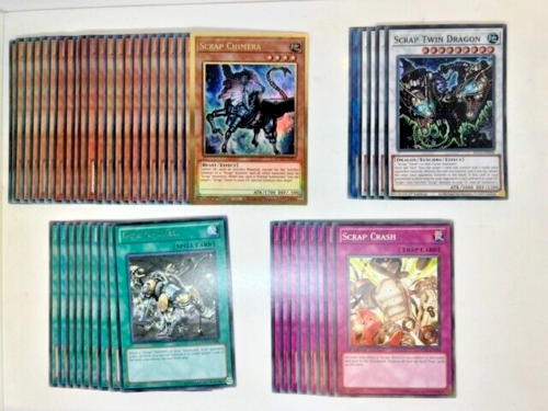 YuGiOh Complete - Competitive Scrap Deck + Extra Deck + + Bonus | eBay