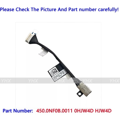 New For Dell Latitude 3420 3520 DC IN POWER JACK Cable Wire Line 0HJW4D ...