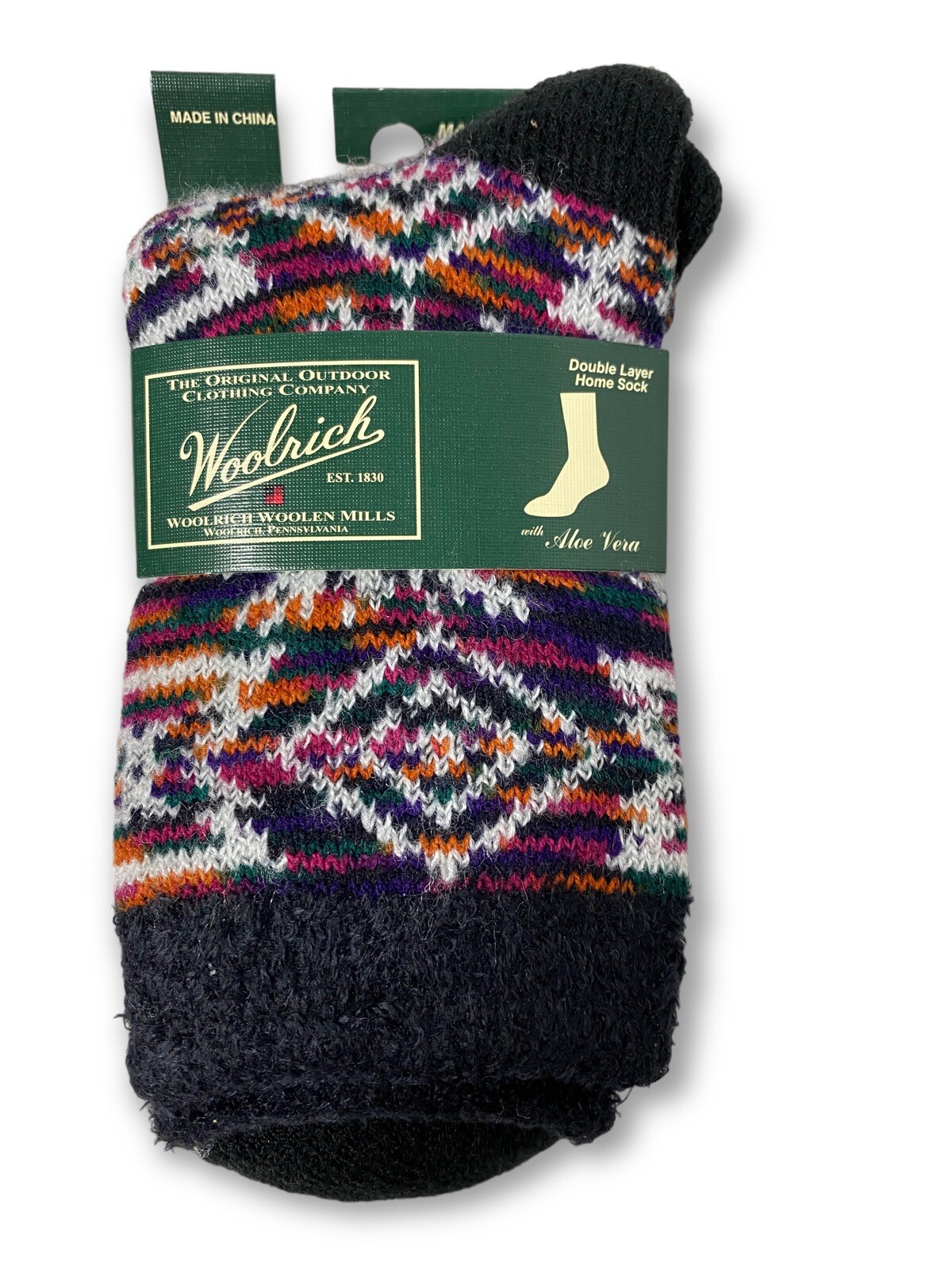 Woolrich Soothing Aloe-Infused Double Layered Socks Womens Moisturizing ...