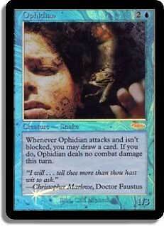 Ophidian (FNM) FOIL Promo HEAVILY PLD Creature Special MAGIC MTG CARD ...