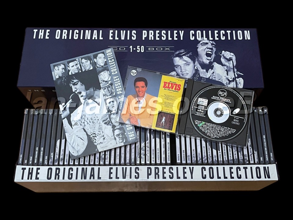 The Elvis Presley Collection OOP RARE 50 CD Box Set, Book and COA | eBay UK