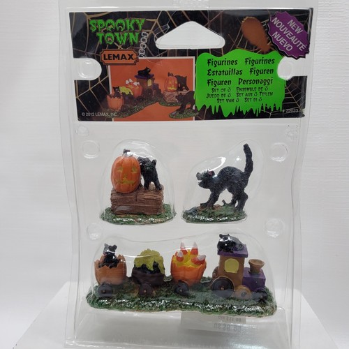 Lemax Spooky Town Halloween 3 pc TRICK OR TREAT TRAIN 22023 Retired | eBay
