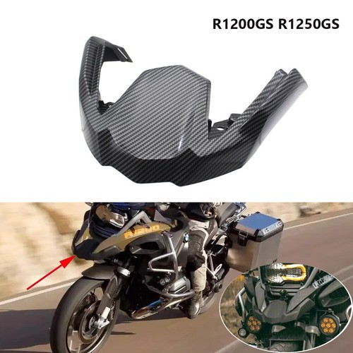 Black Motorcycle Front Beak Fender Extension For BMW R1200GS R1250GS ...