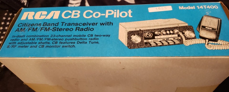 Vintage RCA Two Way CB Co-Pilot Radio 23 Channels AM/FM Stereo Model ...