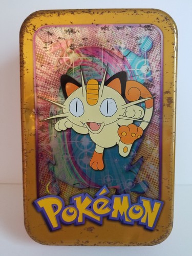 Pokemon Meowth Tin Topps TV Animation Edition 1999 Lugia and Chansey ...