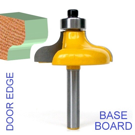1 pc 1/4" Shank Door Edge Baseboard & Cup Router Bit sct-888 | eBay