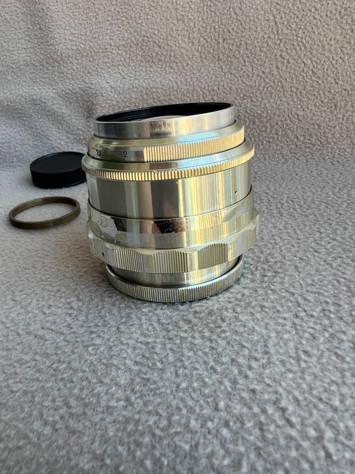 JUPITER-9 SILVER 85mm f/2 Soviet Rare Lens Russian SLR lens Zenit M39 ...