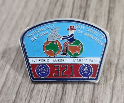 Vintage Boy Scouts Jamboree 321 Souvenir Pin Pinback Rare | eBay