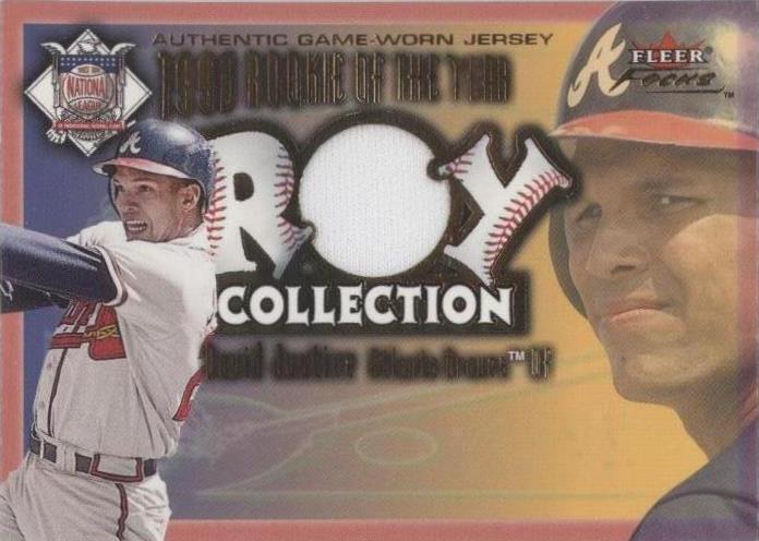 2001 Fleer Focus - Roy Collection David Justice Memorabilia (MEM) for ...
