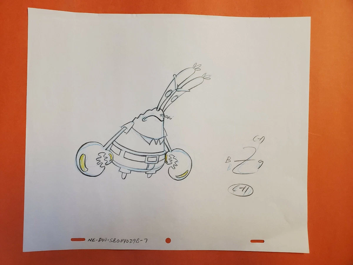 Original Spongebob Drawing