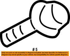 CHRYSLER OEM Steering Gear-gear Assembly Bolt 6505731AA for sale online ...