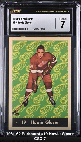 1961-62 Parkhurst - Howie Glover #19 (RC) for sale online | eBay