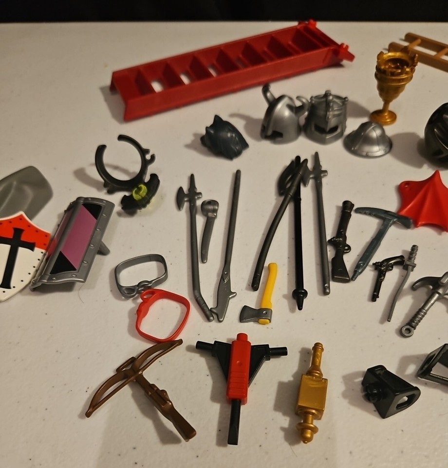 Toy PlayMobil Sets Pirates Knights Red Dragon Castle War Ship Weapons ...