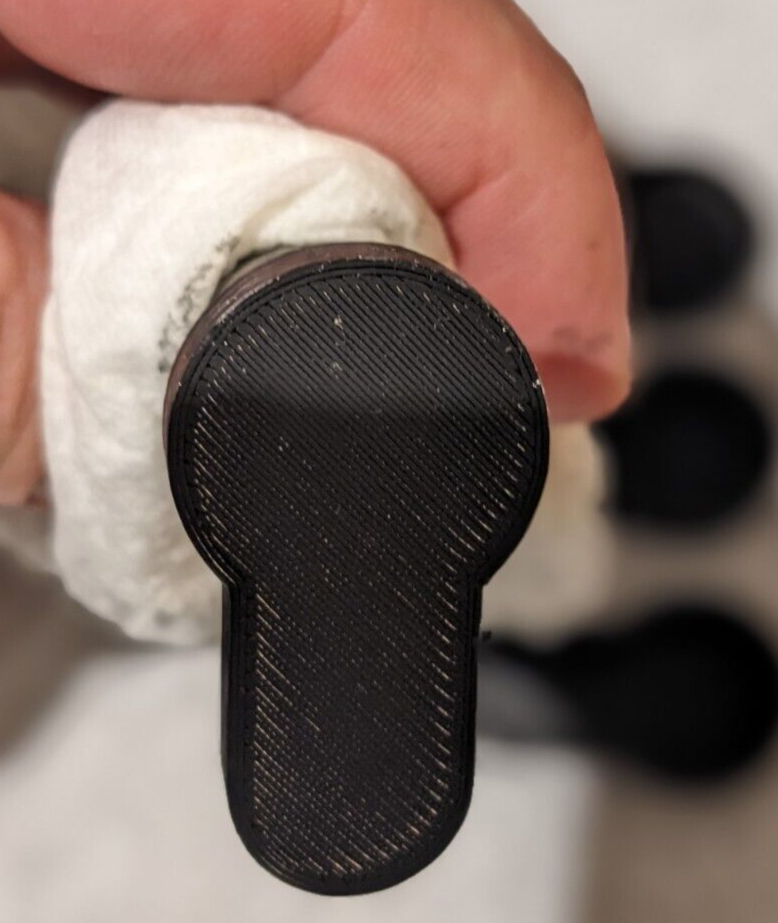 2x Keyhole Lock Cover Door Lock Cover Draft Draught Excluder Cap ...