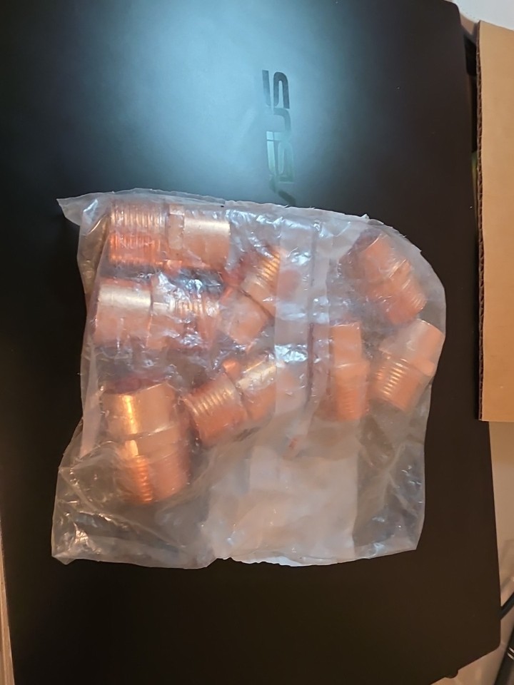 (8) Everbilt Copper 3/4" Male Adapter Sweat x Thread CxMIPT | eBay