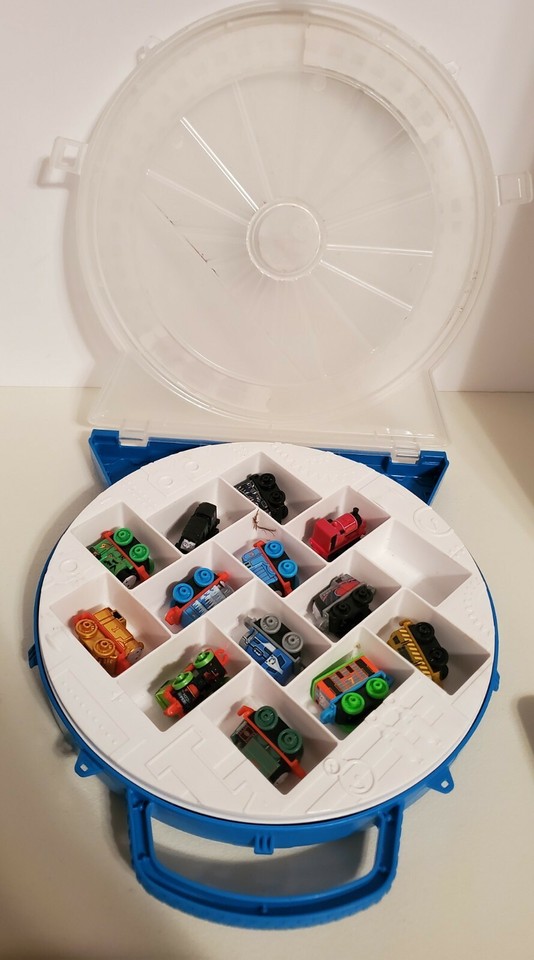 Thomas Tank Engine 13 Minis Train Vehicles Storage Case | eBay
