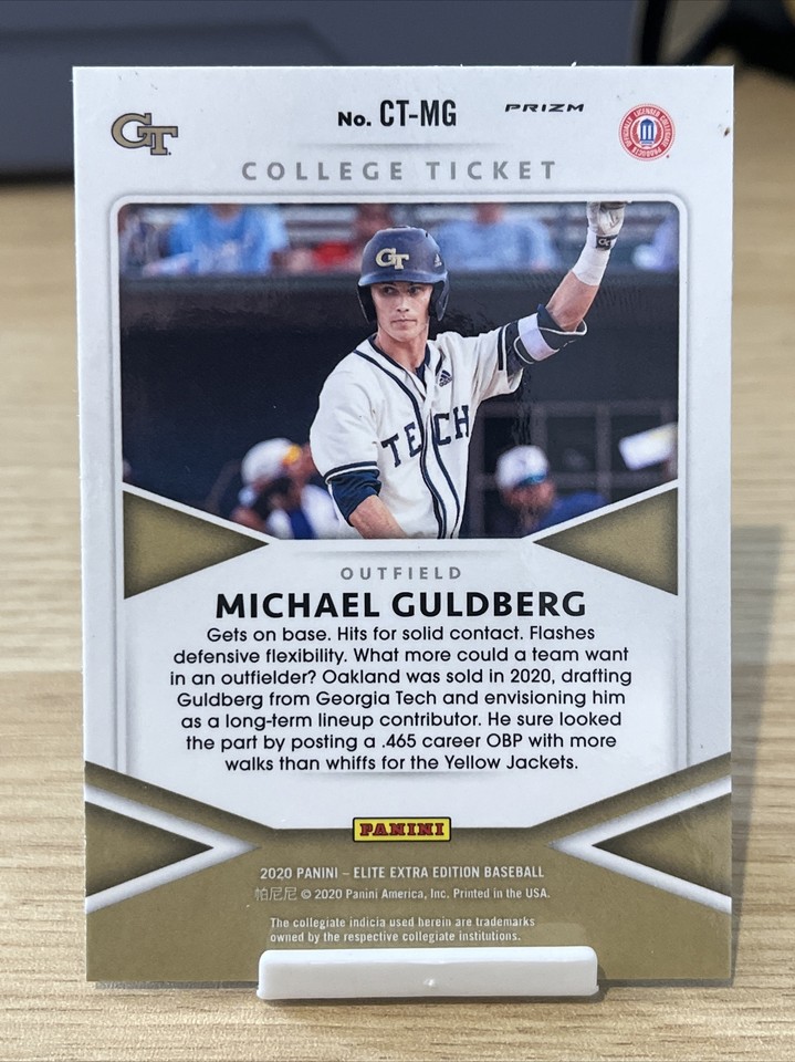 2020 Panini Contenders Michael Guldberg #CT-MG Georgia Tech (B8) | eBay