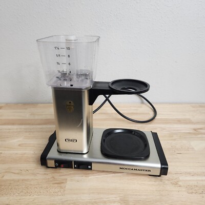 Technivorm Moccamaster 741.84 KB Auto Off 10-Cup Coffee Maker Brushed ...