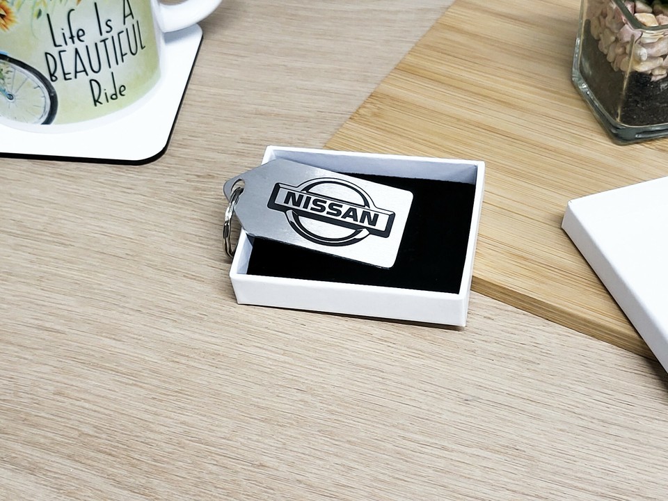 Nissan Style Keyring, Nissan Key Chain, Stainless Steel and Laser ...