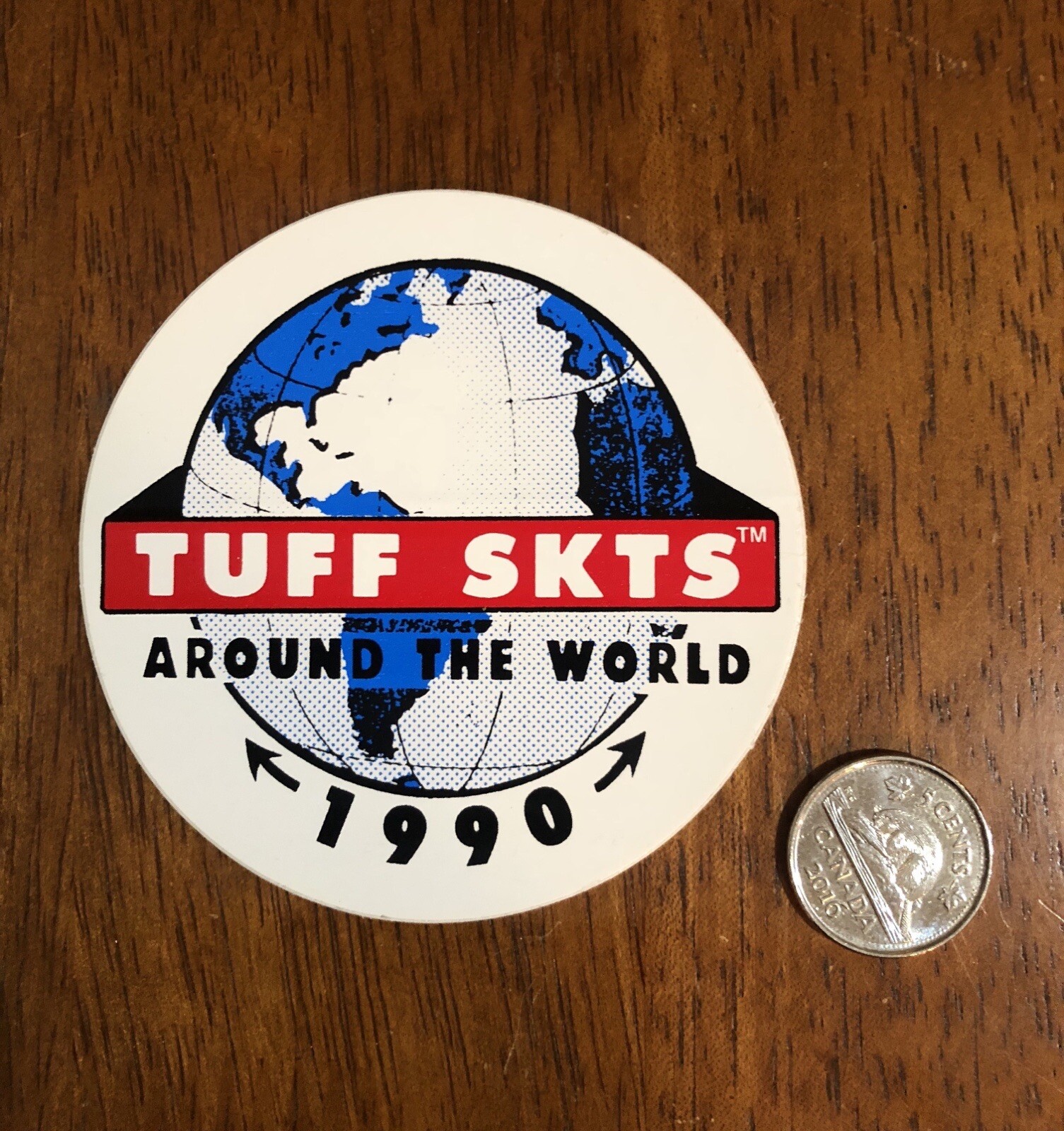 Vintage Santa Cruz Tuff skates Hosoi Skateboard Sticker NOS 1990 | eBay