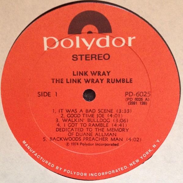 Link Wray - The Link Wray Rumble (LP, Album) (Near Mint (NM or M-)) - 3853003279 | eBay