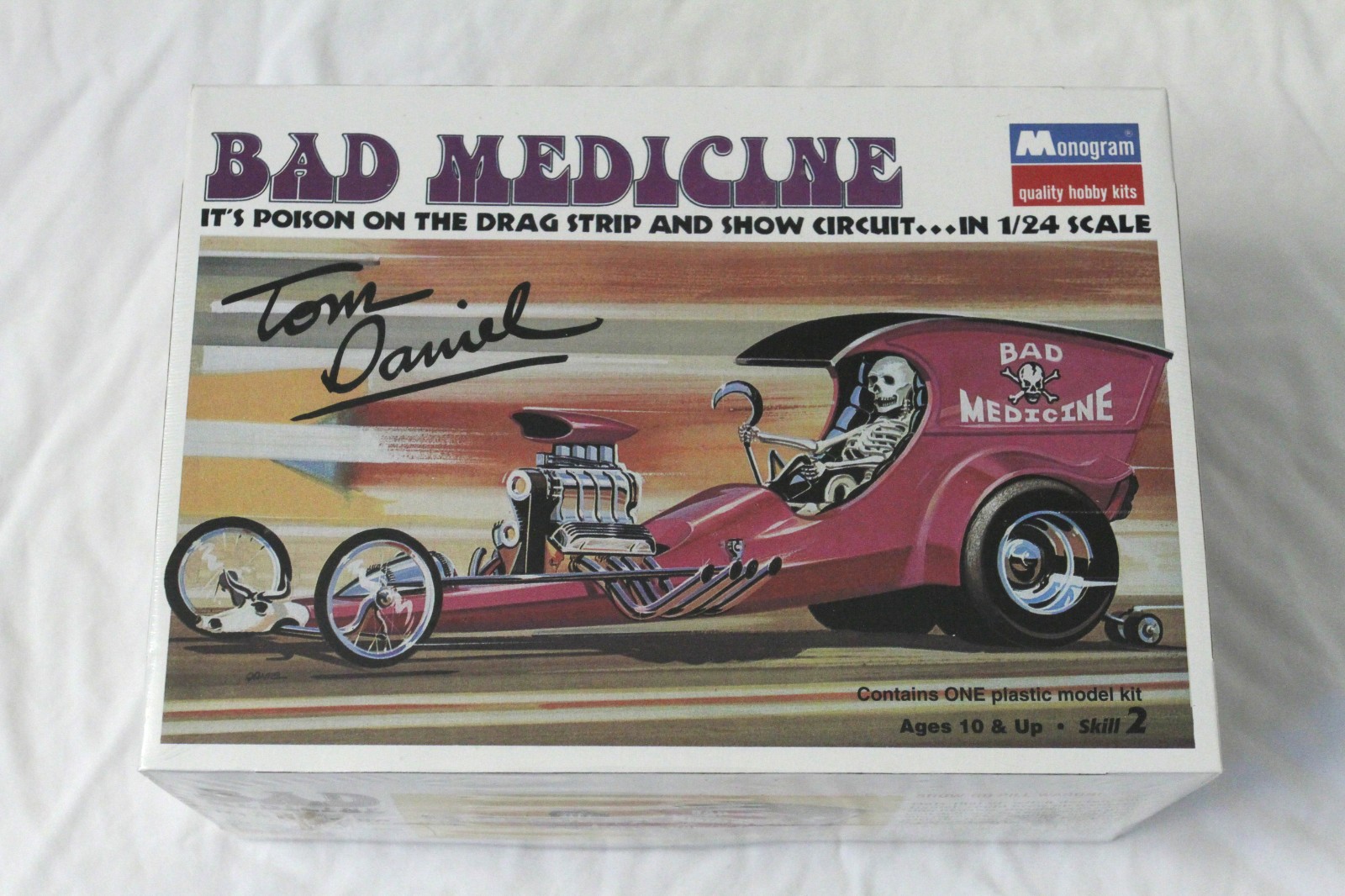 Monogram Bad Medicine 1/24 Scale Model Kit 85-6055 Tom Daniel (Factory ...