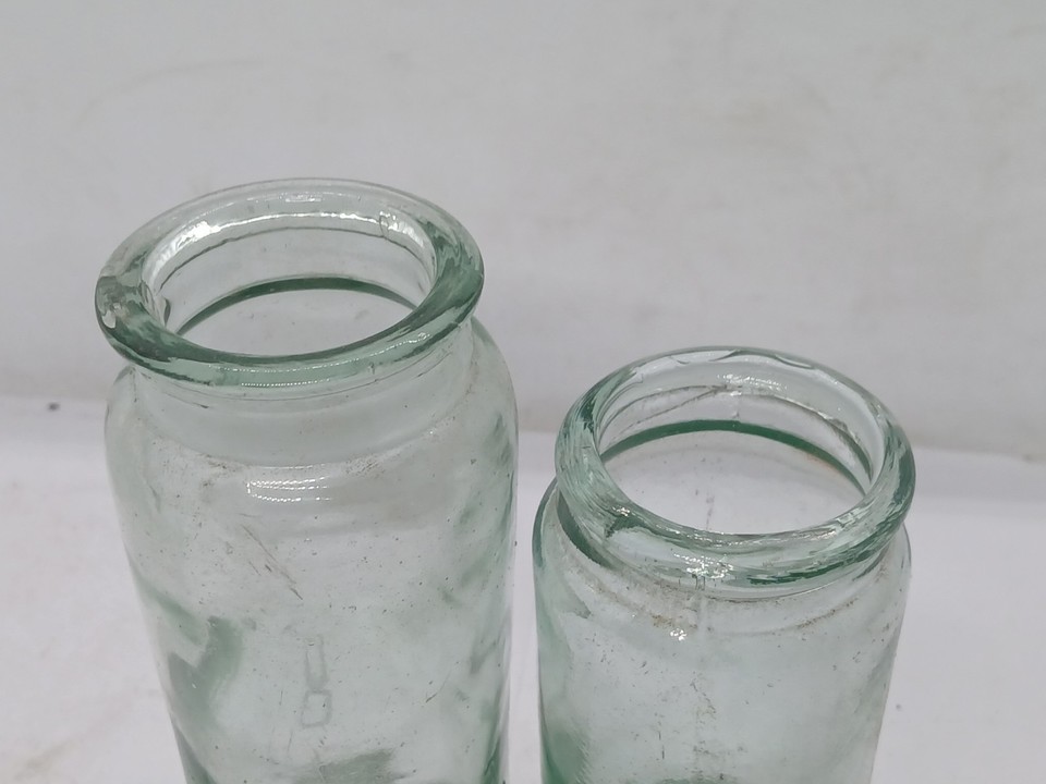 2 Small Glass Jam Jars | eBay UK