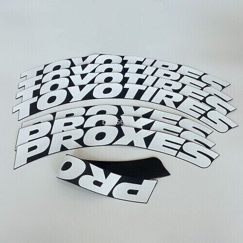 Toyo Tires Proxes Permanent Tire Letters Stickers For 14-22" 4 Kit ...