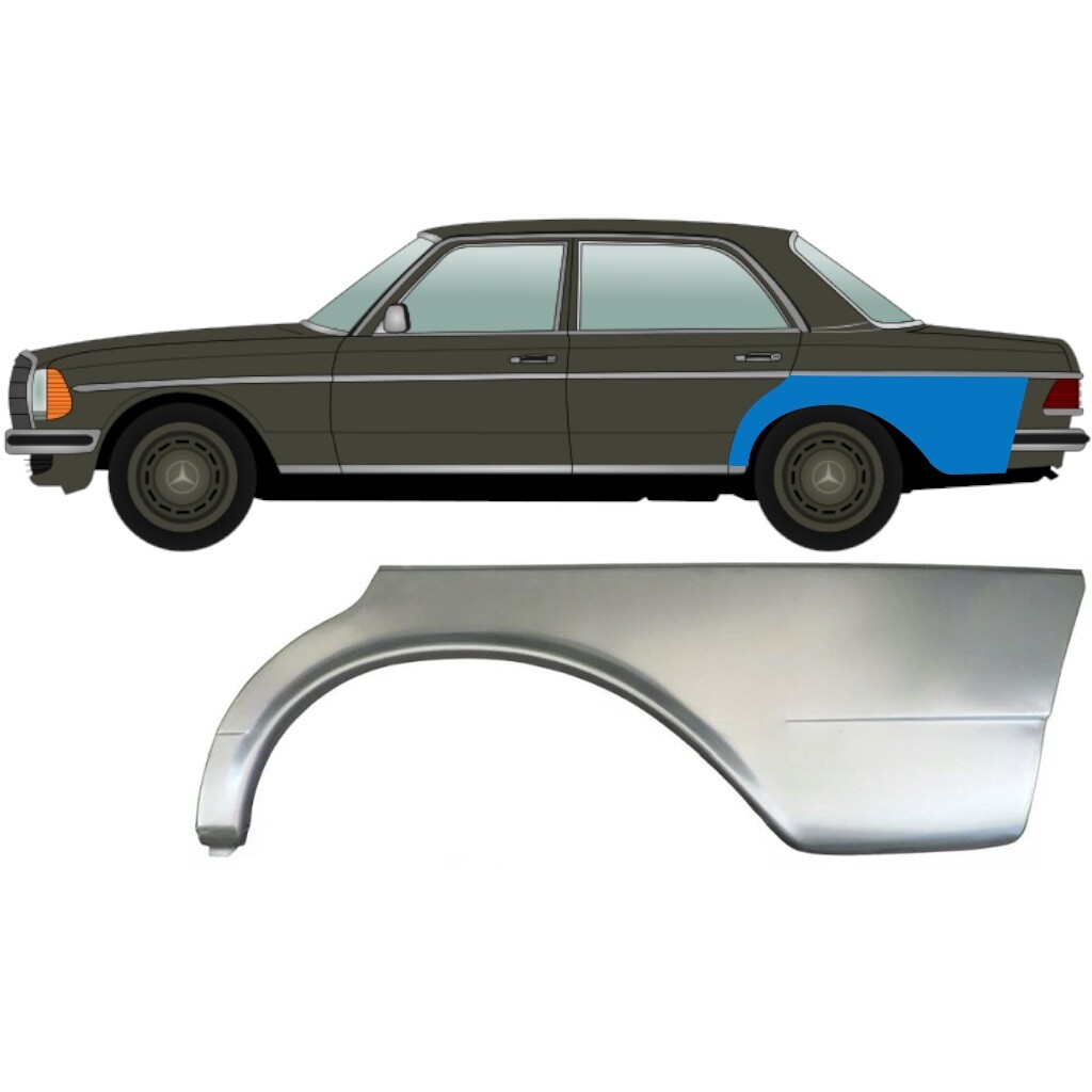 MERCEDES W123 1975-1985 SALOON REAR WING REPAIR PANEL / LEFT LH | eBay