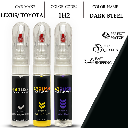 For LEXUS/TOYOTA 1H2 DARK STEEL Touch Up Paint Scratch Remove Repair ...