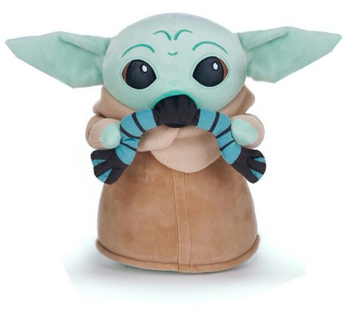 OFFICIAL STAR WARS BABY YODA GROGU THE CHILD EATING FROG PLUSH SOFT TOY ...