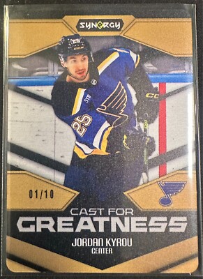 2024-25 UPPER DECK SYNERGY JORDAN KYROU CAST FOR GREATNESS GOLD #CG-30 ...