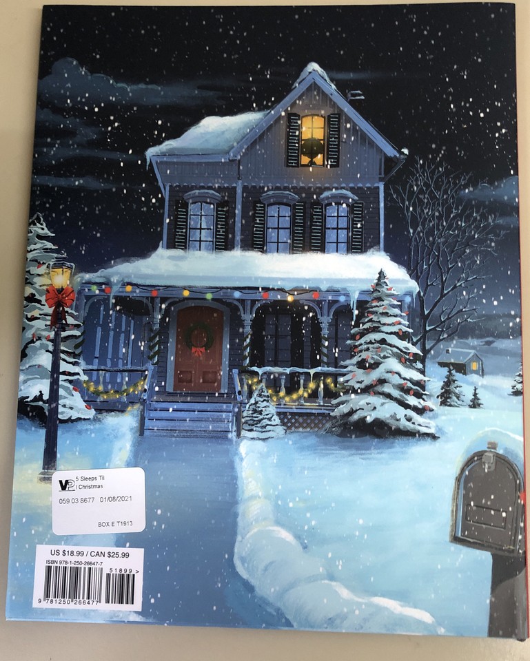 5 More Sleeps ‘Til Christmas New Picture Book Hardcover Illustrated ...