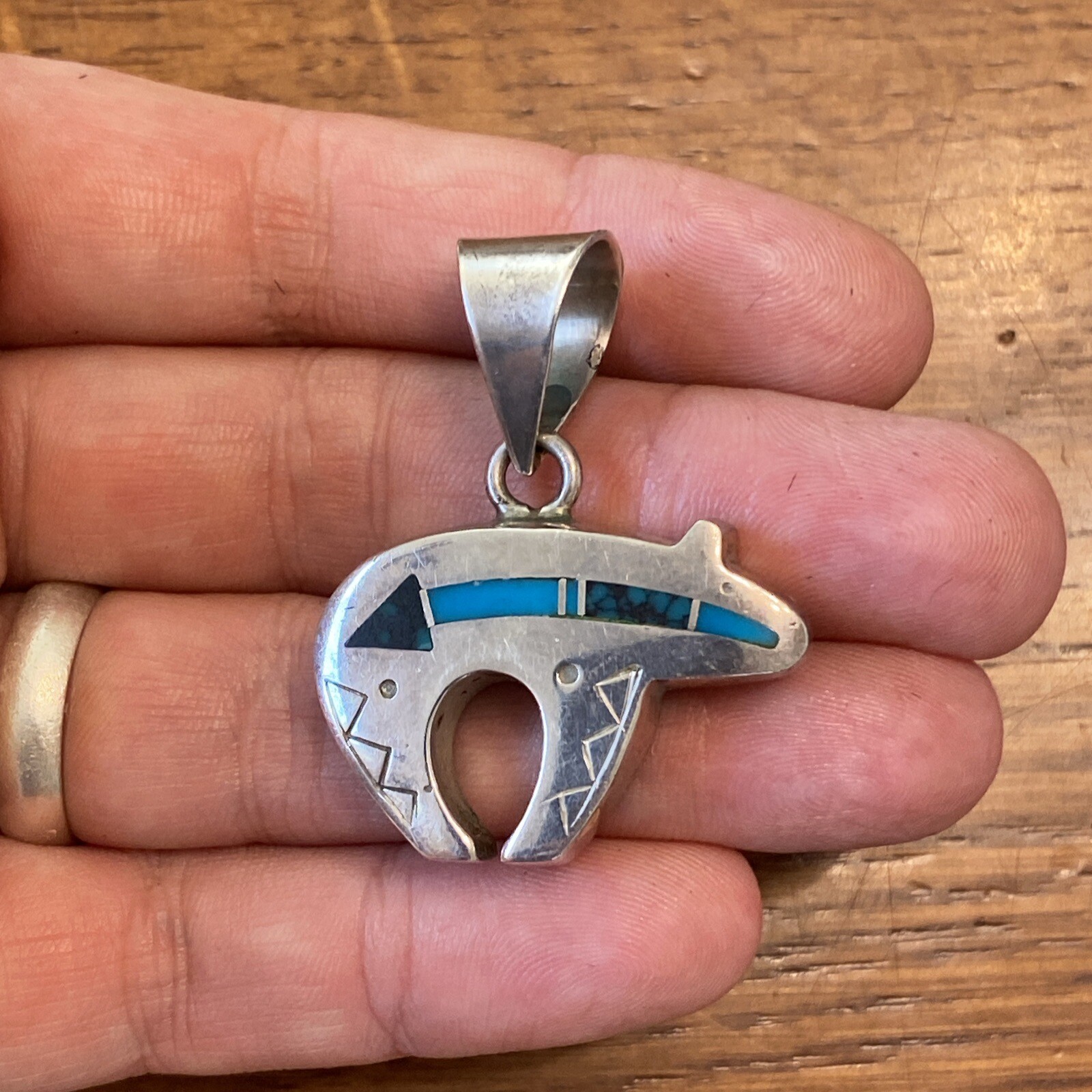 Ray Tracey Knifewing Segura Turquoise Sterling Silver… - Gem